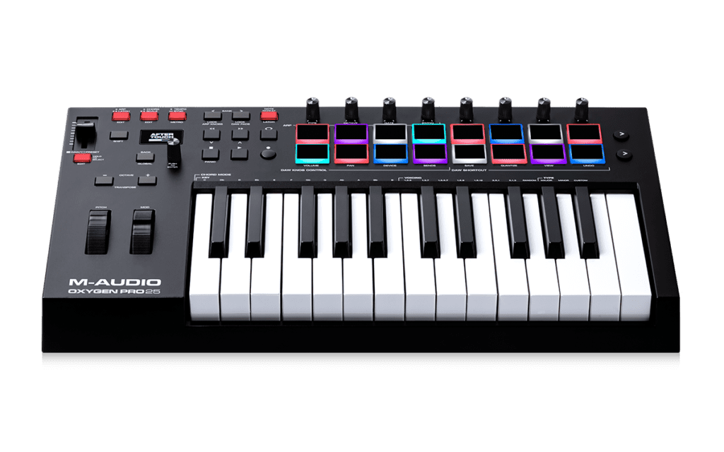 M-Audio Oxygen Pro 25-Key USB MIDI Keyboard Controller – BNC