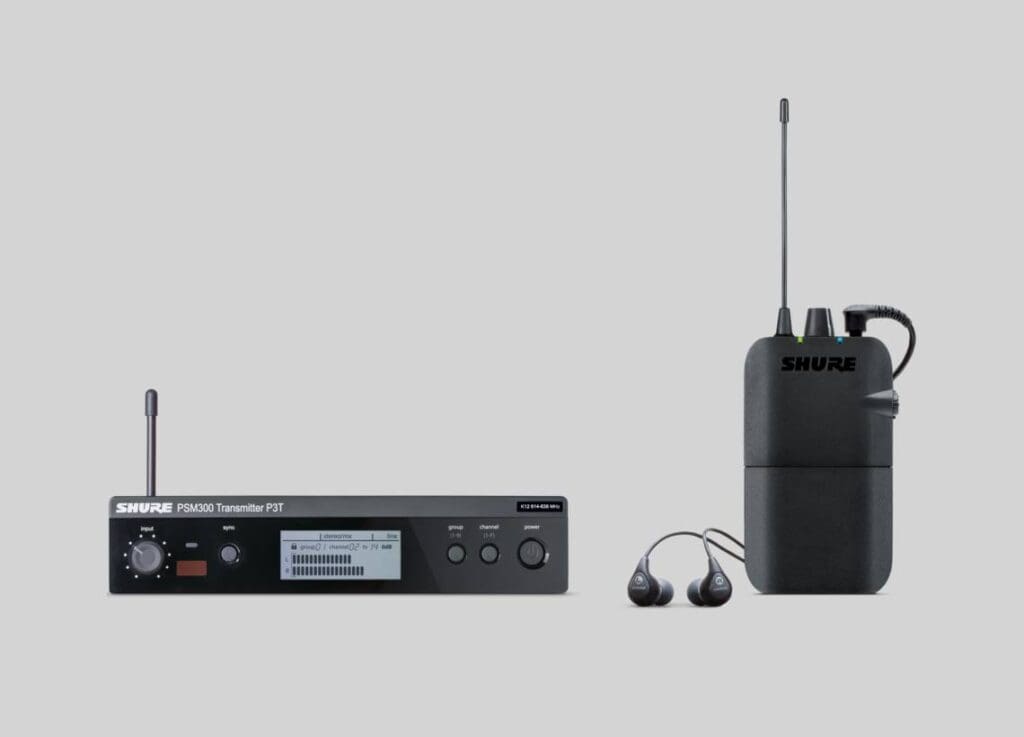 Shure PSM 300 Stereo Personal Monitor System with IEM – BNC