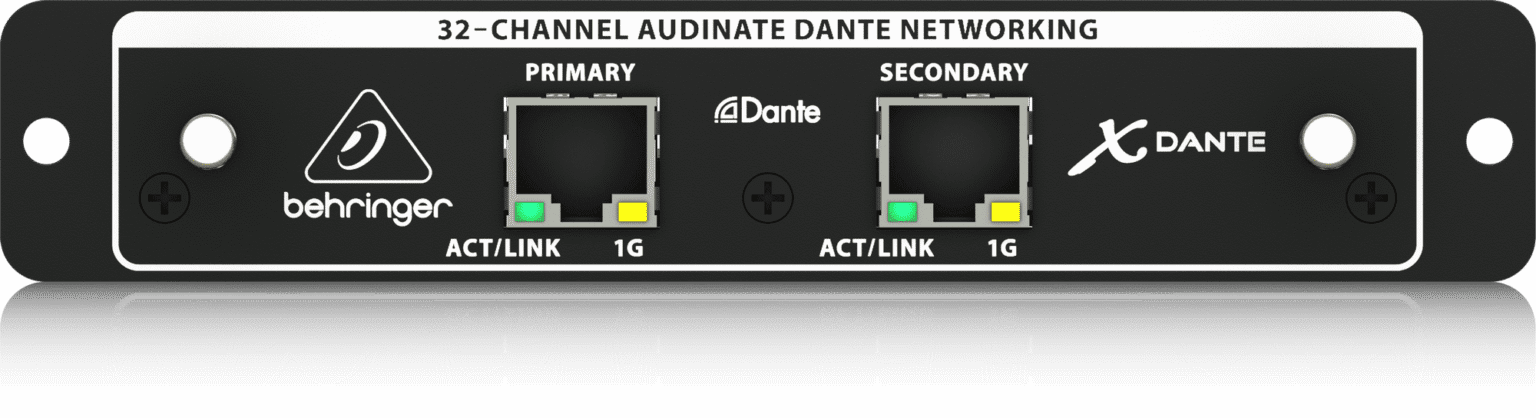 Behringer X-DANTE 32-Channel Dante Expansion Card – BNC